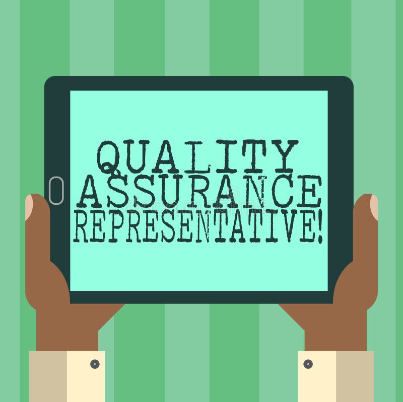 Handwriting Text Quality Assurance Representative. Concept Meaning ...