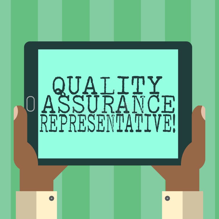 Handwriting Text Quality Assurance Representative. Concept Meaning ...