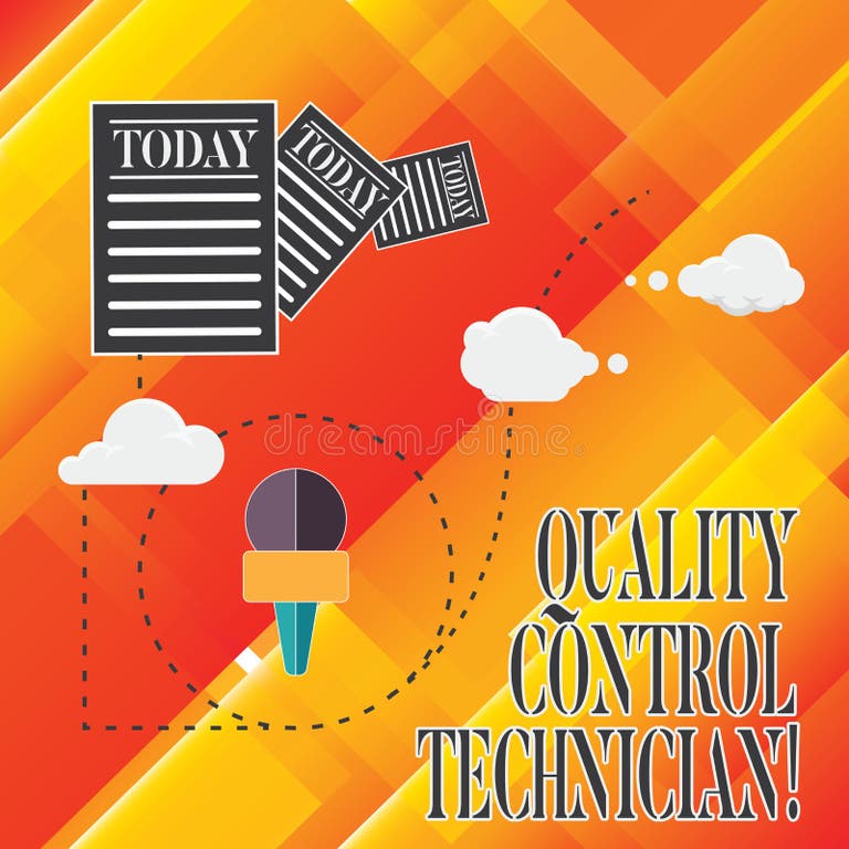 Handwriting Text Quality Control Technician. Concept Meaning ...