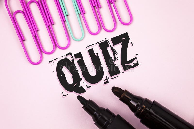 Handwriting Text Quiz. Concept Meaning Short Tests Evaluation ...