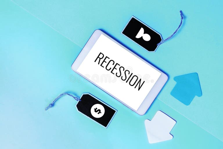 Handwriting Text Recession. Concept Meaning the Process of Progressive Decrease in Growing ...