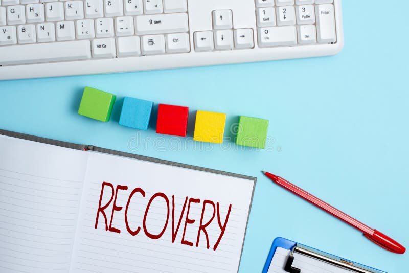 Text Caption Presenting Recovery. Internet Concept the Return To Normal ...