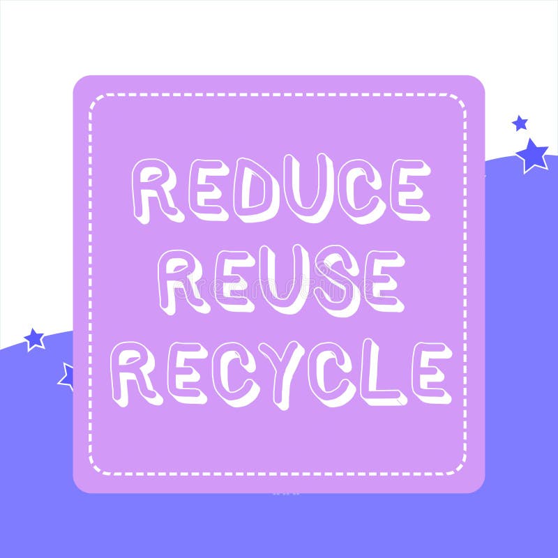 Reduce Reuse Recycle Line Stock Illustrations – 3,198 Reduce Reuse ...