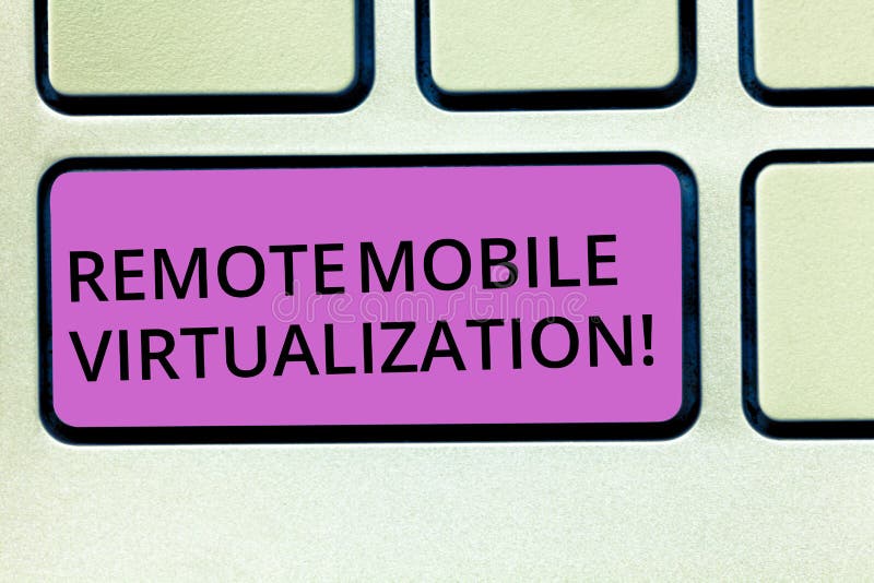 Handwriting Text Remote Mobile Virtualization. Concept Meaning Can ...