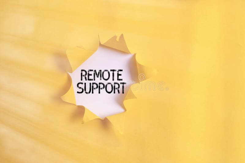 Handwriting Text Remote Support. Concept Meaning Type of Secure Service ...