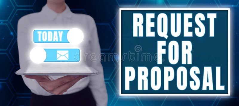 Text Showing Inspiration Request for Proposal. Concept Meaning Document ...