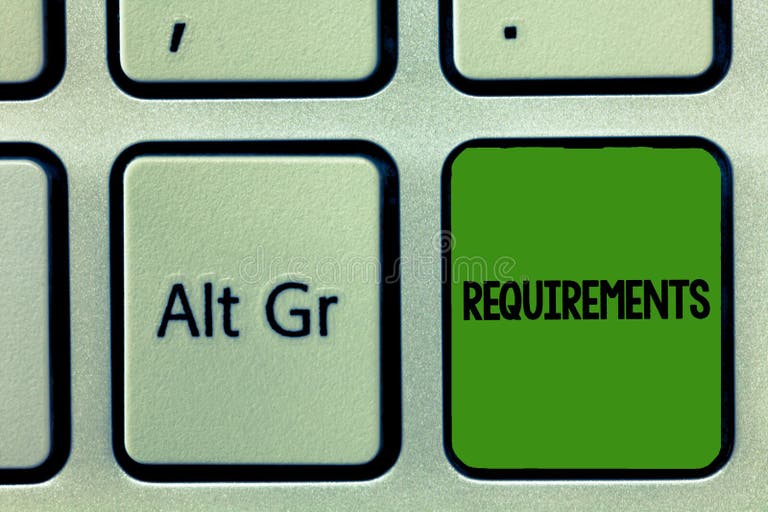 Handwriting Text Requirements. Concept Meaning Things that are Needed ...