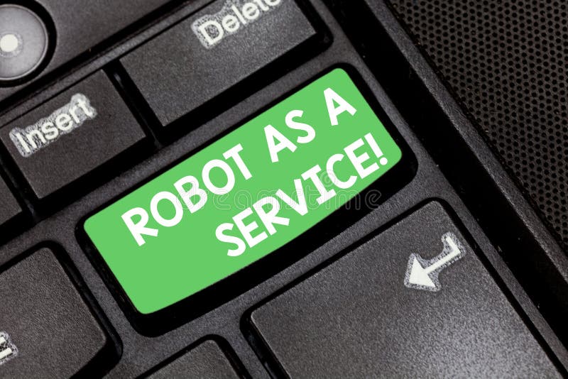 Handwriting Text Robot As a Service. Concept Meaning Artificial ...