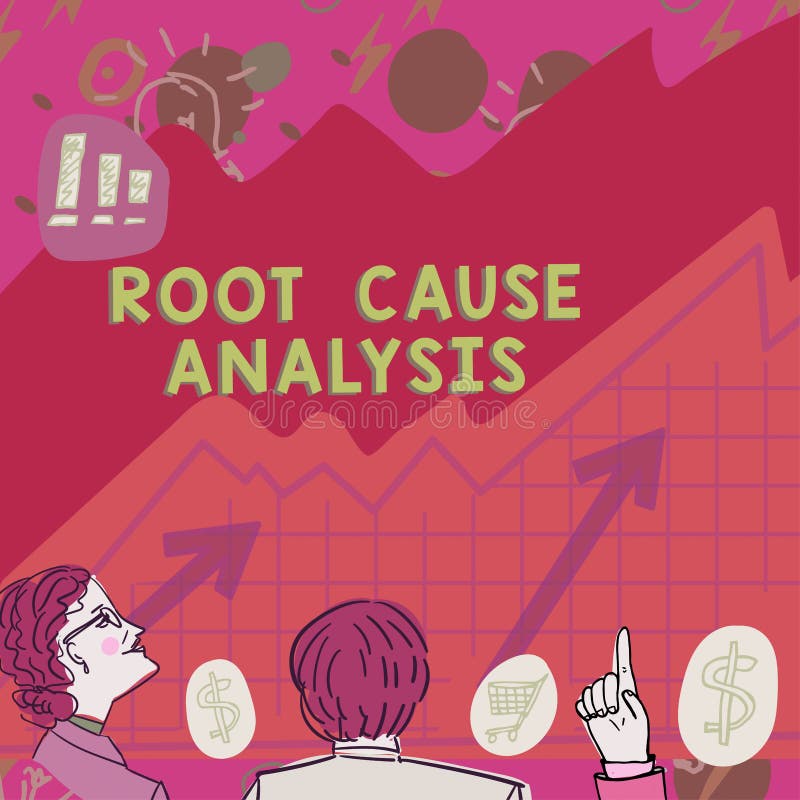 Hand Writing Sign Root Cause Analysis. Business Approach Method of ...