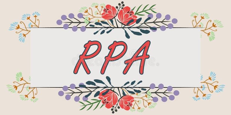 Conceptual Display Rpa. Business Concept Robotic Process Automation ... Conceptual Display Rpa. Business Concept Robotic Process Automation ...