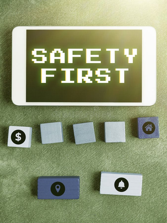 Handwriting Text Safety First. Conceptual Photo Avoid Any Unnecessary ... Handwriting Text Safety First. Conceptual Photo Avoid Any Unnecessary ...