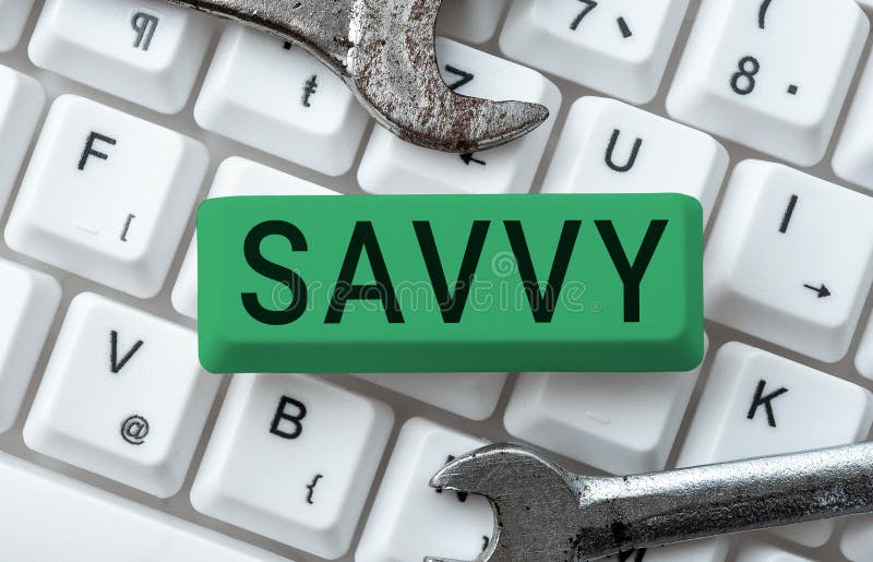 Handwriting Text Savvy. Conceptual Photo Having Perception ...