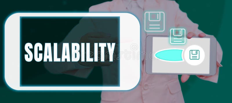 Hand Writing Sign Scalability. Business Approach Capable of Being ... Hand Writing Sign Scalability. Business Approach Capable of Being ...