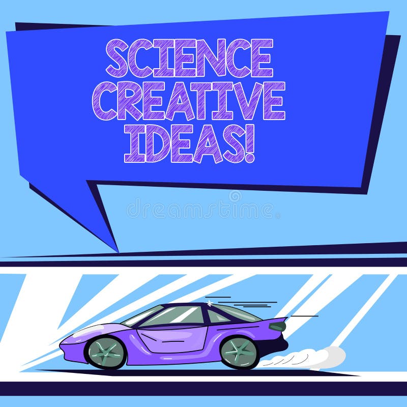 Handwriting Text Science Creative Ideas. Concept Meaning Act of Turning ...