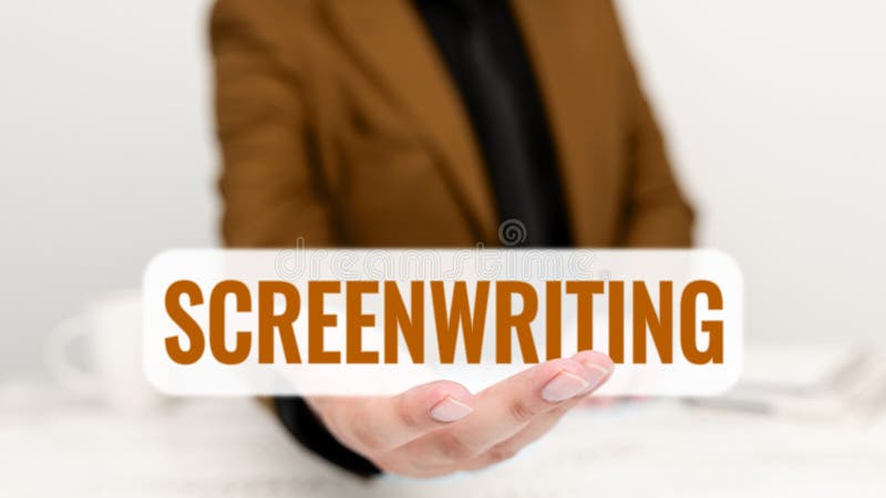 Handwriting Text Screenwriting. Conceptual Photo the Art and Craft of ...