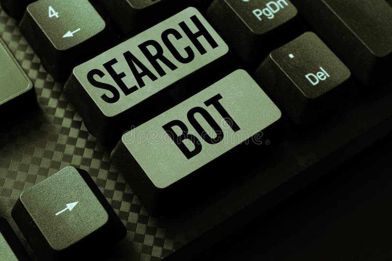 Handwriting Text Search Bot. Internet Concept a Program that Runs ...