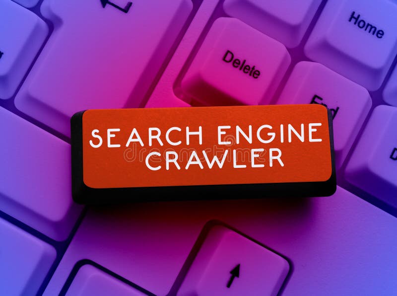 Handwriting Text Search Engine Crawler Conceptual Photo Program Or Automated Script That