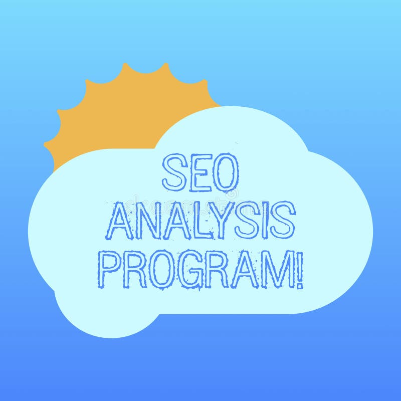 Handwriting Text Seo Analysis Program. Concept Meaning a Tool To Use To ...
