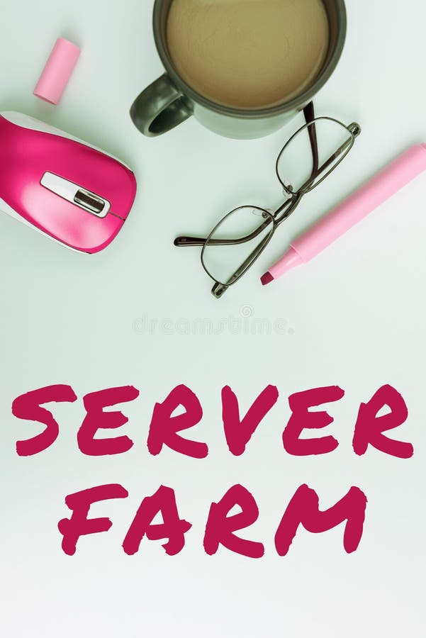 Handwriting Text Server Farm. Business Approach a Group of Computers ... Handwriting Text Server Farm. Business Approach a Group of Computers ...