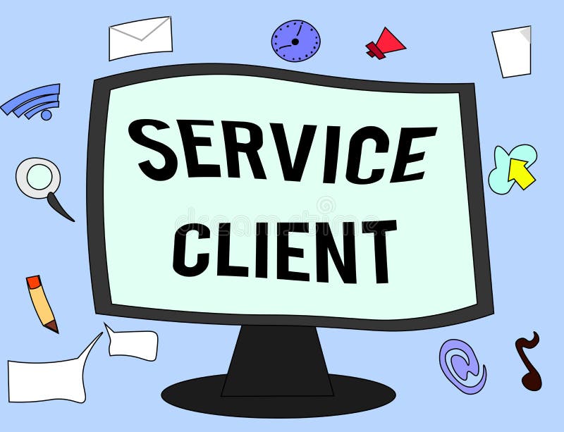 Handwriting Text Service Client. Concept Meaning Dealing with Customers ...