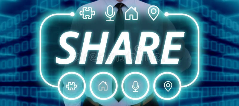 Writing Displaying Text Share. Business Showcase Part or Portion Larger ...