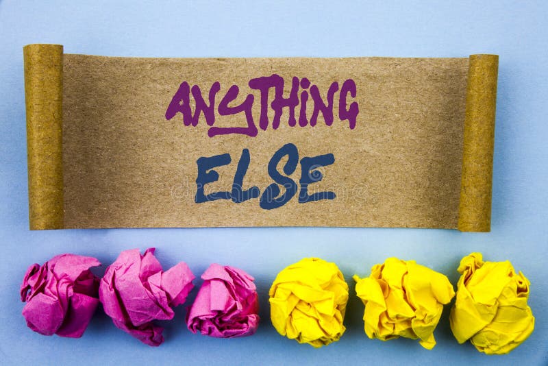 Handwriting Text Showing Anything Else. Concept Meaning Ask Asking ... Handwriting Text Showing Anything Else. Concept Meaning Ask Asking ...