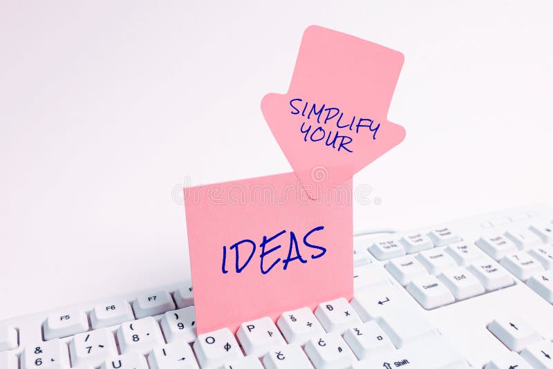 Handwriting Text Simplify Your Ideas. Business Idea Make Simple or ... Handwriting Text Simplify Your Ideas. Business Idea Make Simple or ...