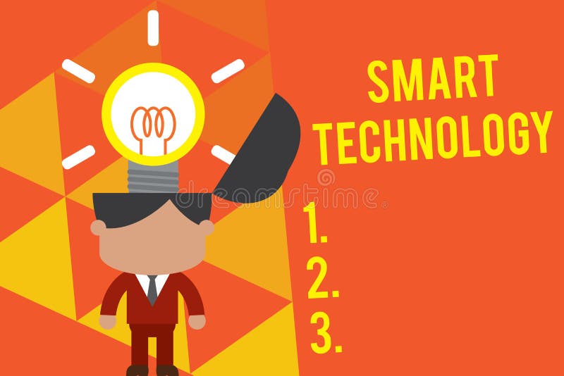 Handwriting Text Smart Technology. Concept Meaning Gadgets or Device ...