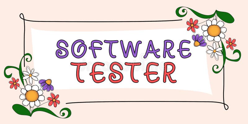 Handwriting Text Software Tester. Word Written on Implemented To ...