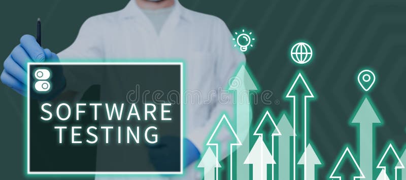 Handwriting Text Software Testing. Business Approach Activity To Check ...