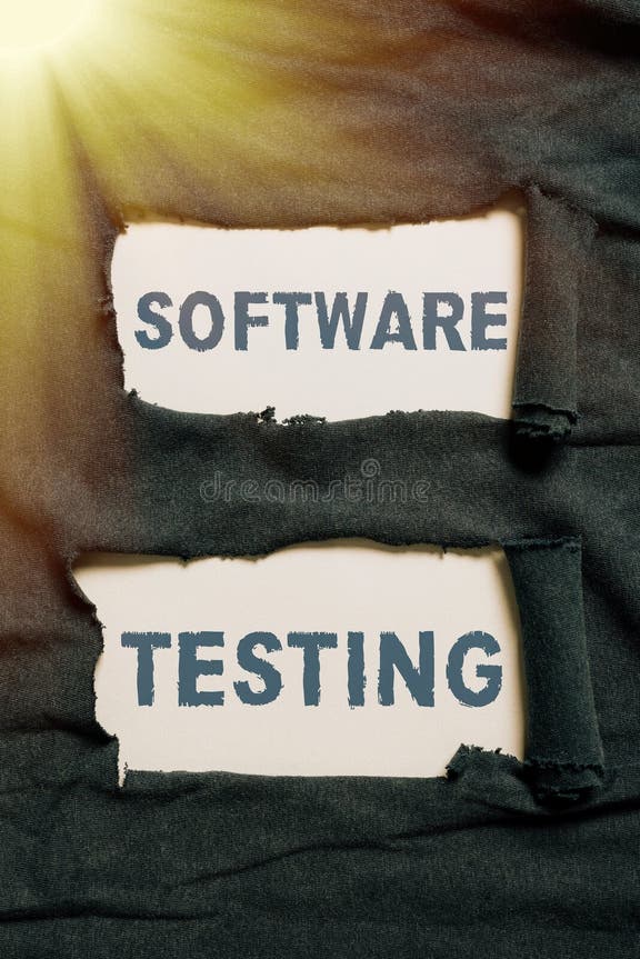 Handwriting Text Software Testing. Business Idea Activity To Check ...