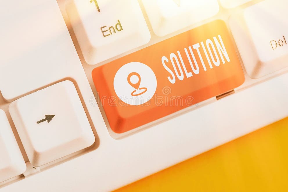 Handwriting Text Solution. Concept Meaning a Means of Solving a Problem ...