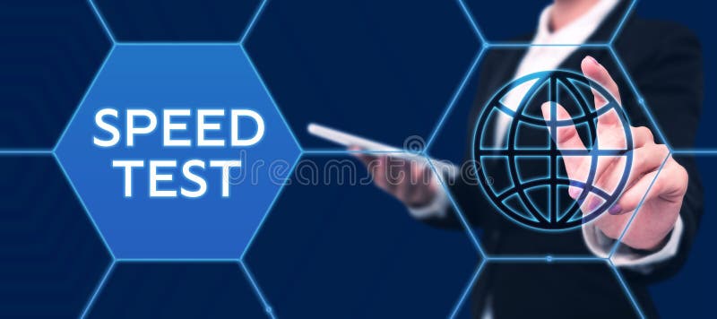 Text Showing Inspiration Speed Test. Conceptual Photo Psychological ...