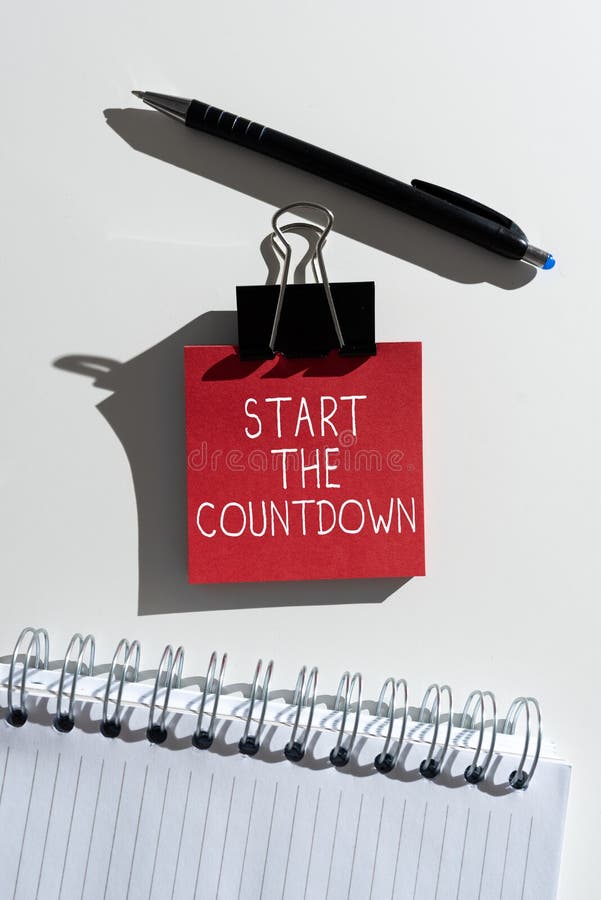 Handwriting Text Start the Countdown. Business Showcase Sequence of ... Handwriting Text Start the Countdown. Business Showcase Sequence of ...