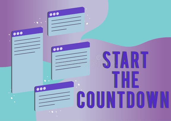 Conceptual Caption Start the Countdown. Business Overview Sequence of ...