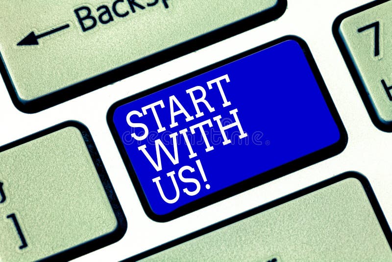 Handwriting Text Start with Us. Concept Meaning Get Started on Our ... Handwriting Text Start with Us. Concept Meaning Get Started on Our ...