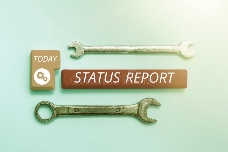 Handwriting Text Status Report. Business Overview Update Summary of ...