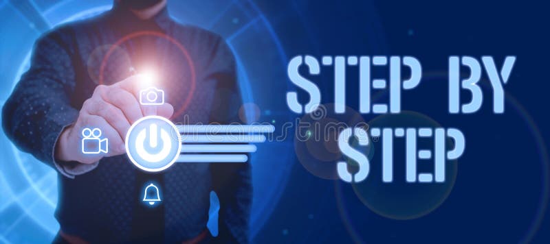 Handwriting Text Step by Step. Concept Meaning Slow Progress Road To ...