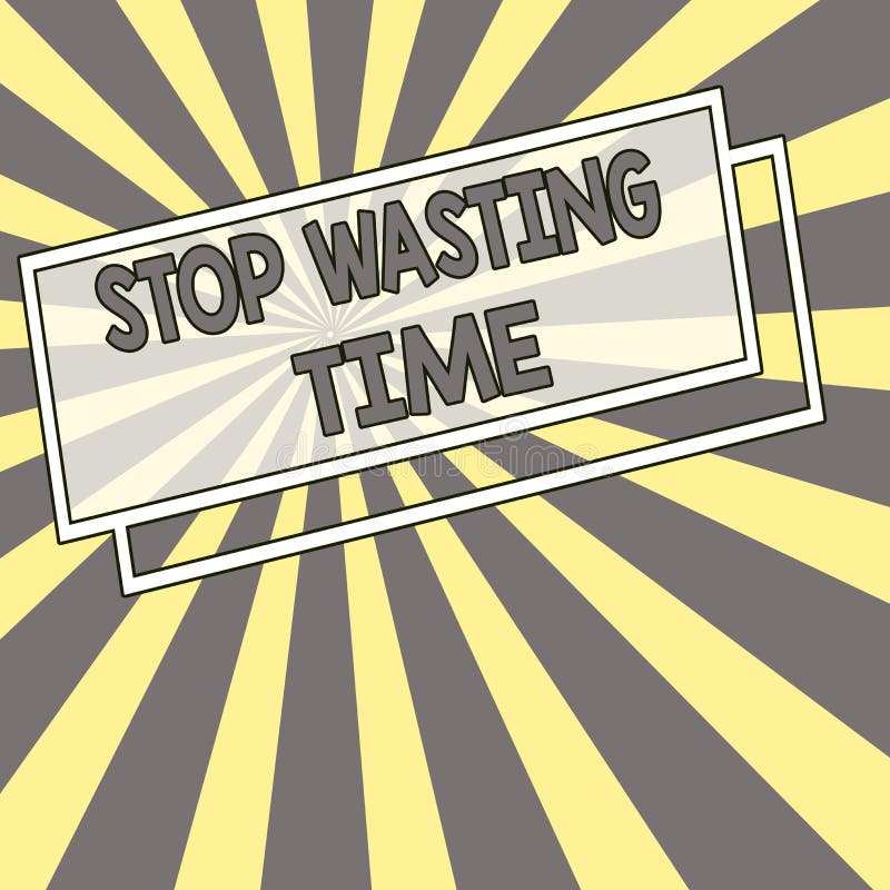 Wasting Time Concept Stock Illustrations – 623 Wasting Time Concept ...