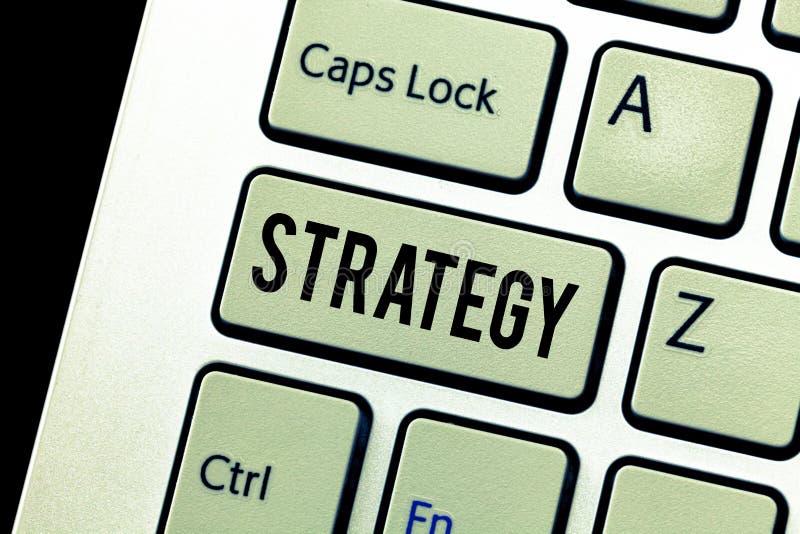 Handwriting Text Strategy. Concept Meaning Plan of Action Designed To ...