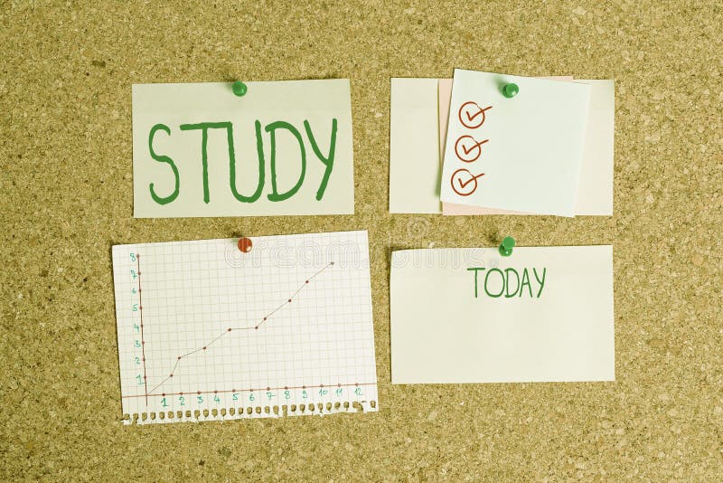 Handwriting Text Study. Concept Meaning Devotion of Time and Attention ...