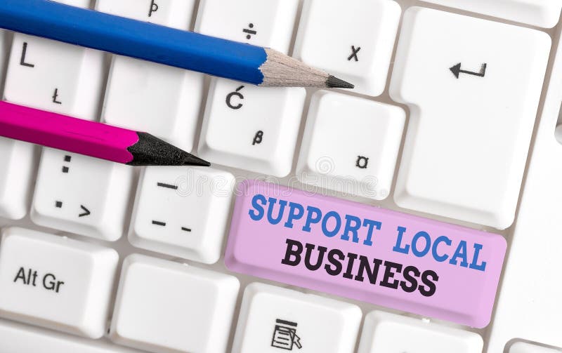 Handwriting Text Support Local Business. Concept Meaning Increase ... Handwriting Text Support Local Business. Concept Meaning Increase ...