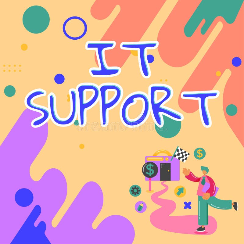 Handwriting Text it Support. Word for Lending Help about Information ...