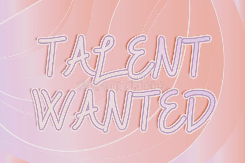 Handwriting Text Talent Wanted. Internet Concept Method of Identifying ...