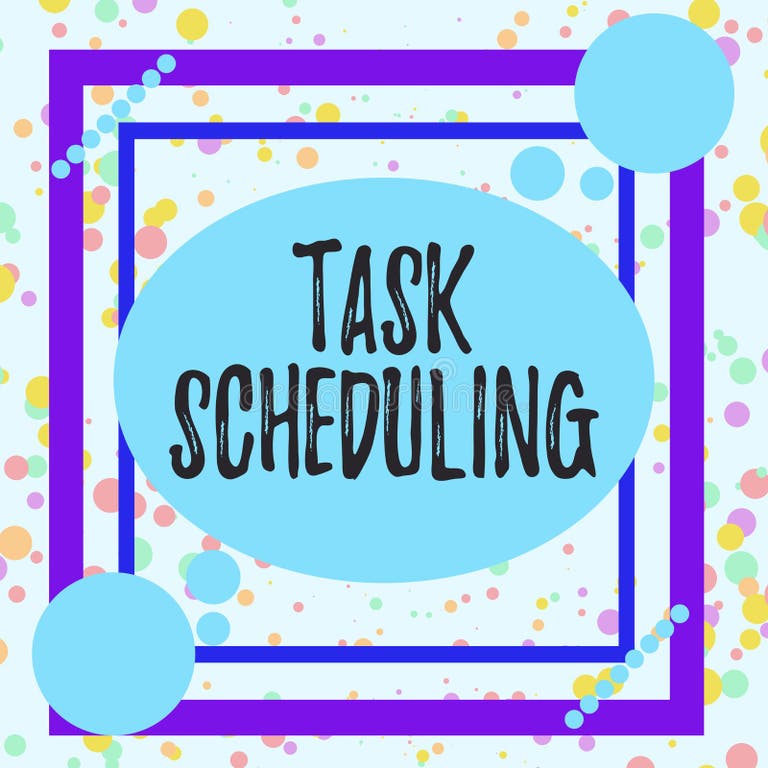 Handwriting Text Task Scheduling. Concept Meaning the Assignment of ...