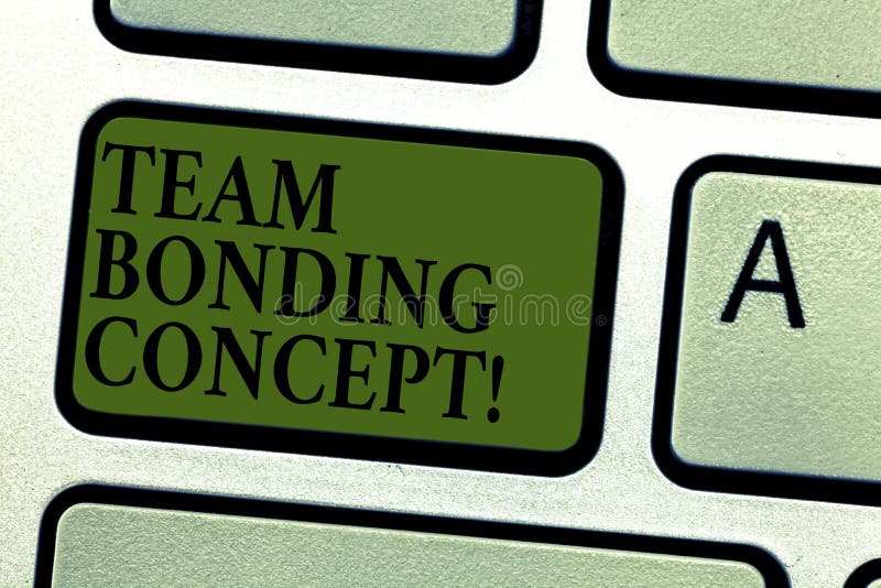 Handwriting Text Team Bonding Concept. Concept Meaning Improve ...