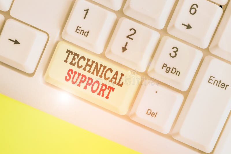 Handwriting Text Technical Support. Concept Meaning Service Provided by ...