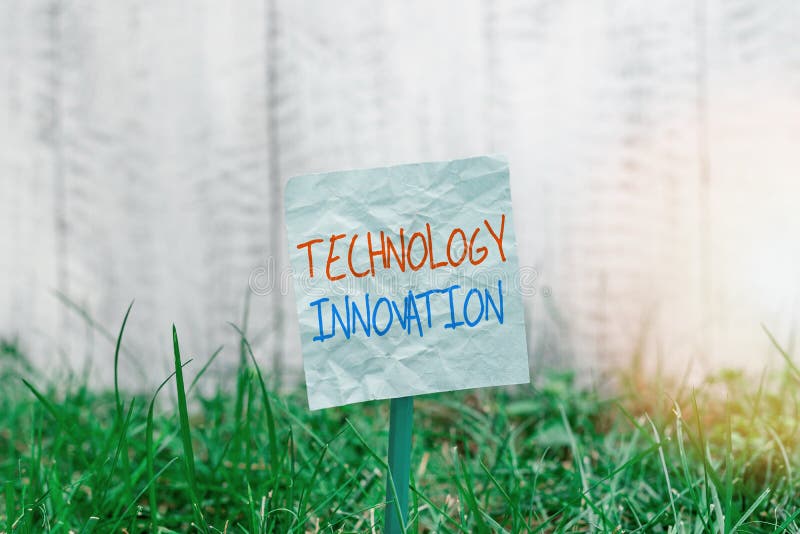 Handwriting Text Technology Innovation. Concept Meaning Significant ...