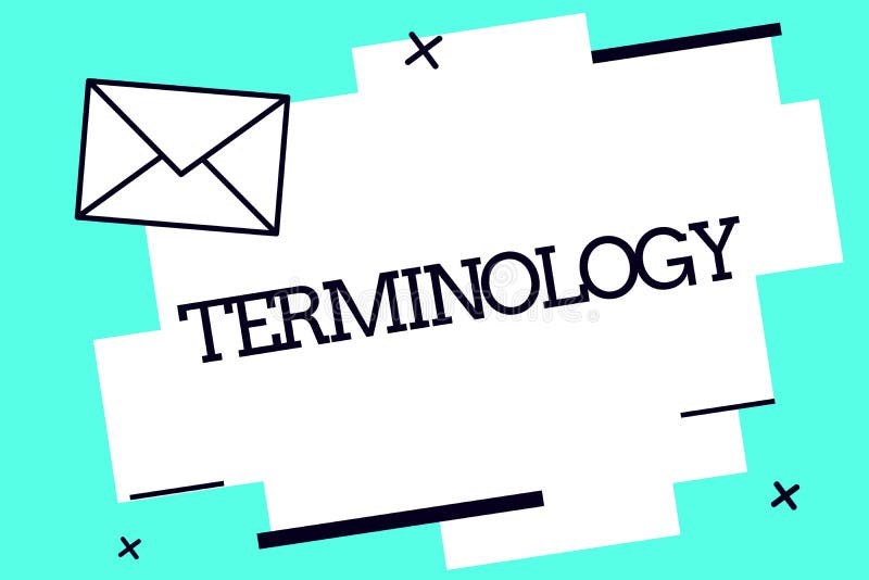 Handwriting Text Terminology. Concept Meaning Terms Used with ...