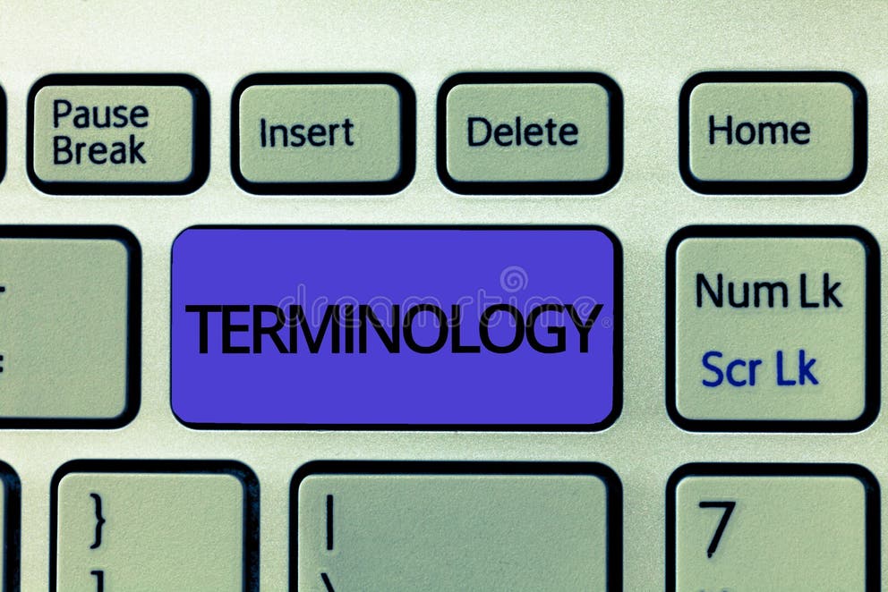 Handwriting Text Terminology. Concept Meaning Terms Used with ...